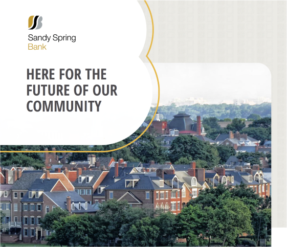 Sandy Spring Bank - Curran & Connors | Corporate Report Design Firm